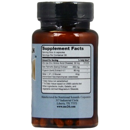 Immunition NSC Prostate Formula w/MG Beta Glucan! - Nutritional ...